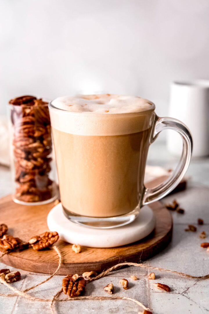 Pecan Crunch Oatmilk Latte (Starbucks Copycat) - coffeecopycat.com