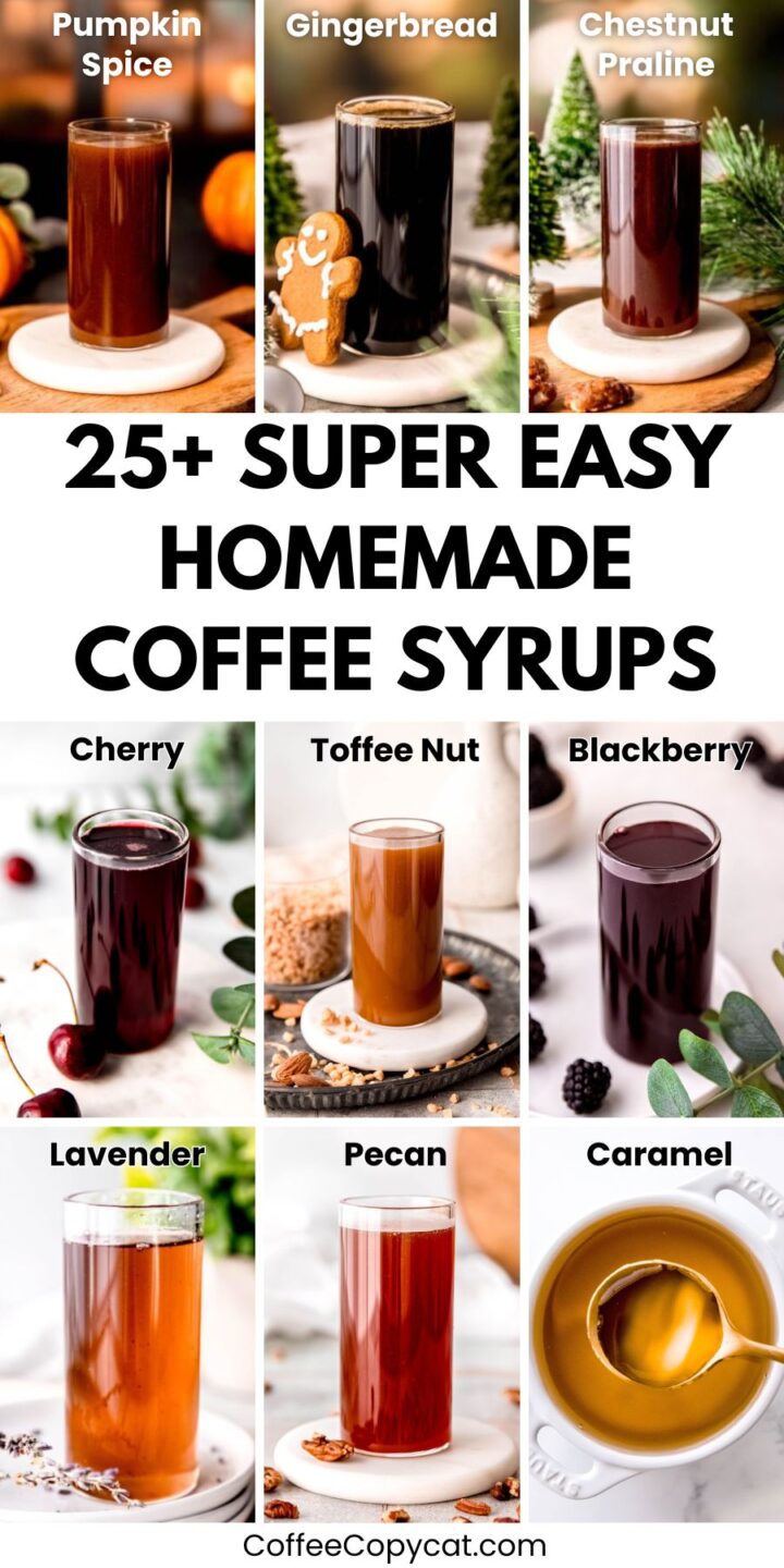 25+ Homemade Coffee Syrup Recipes - coffeecopycat.com