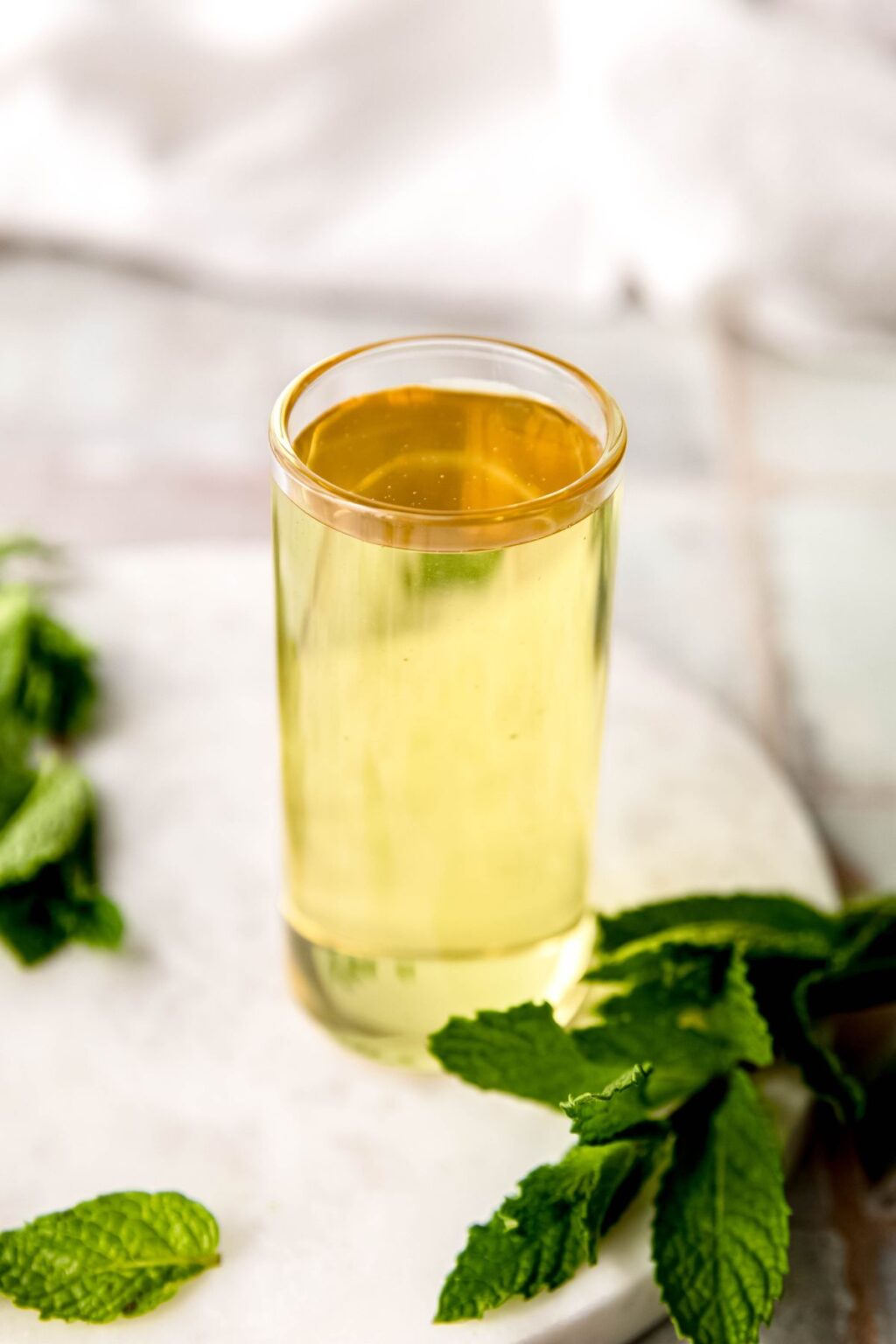 Homemade Mint Simple Syrup - coffeecopycat.com