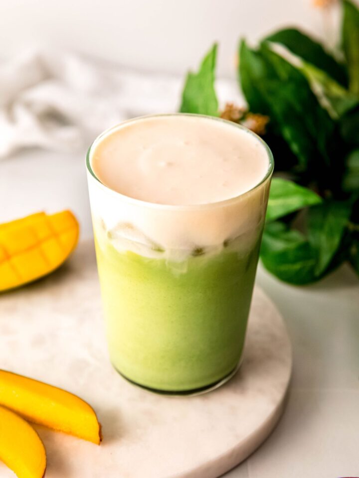Iced Ube Coconut Macchiato (Starbucks Copycat) - coffeecopycat.com