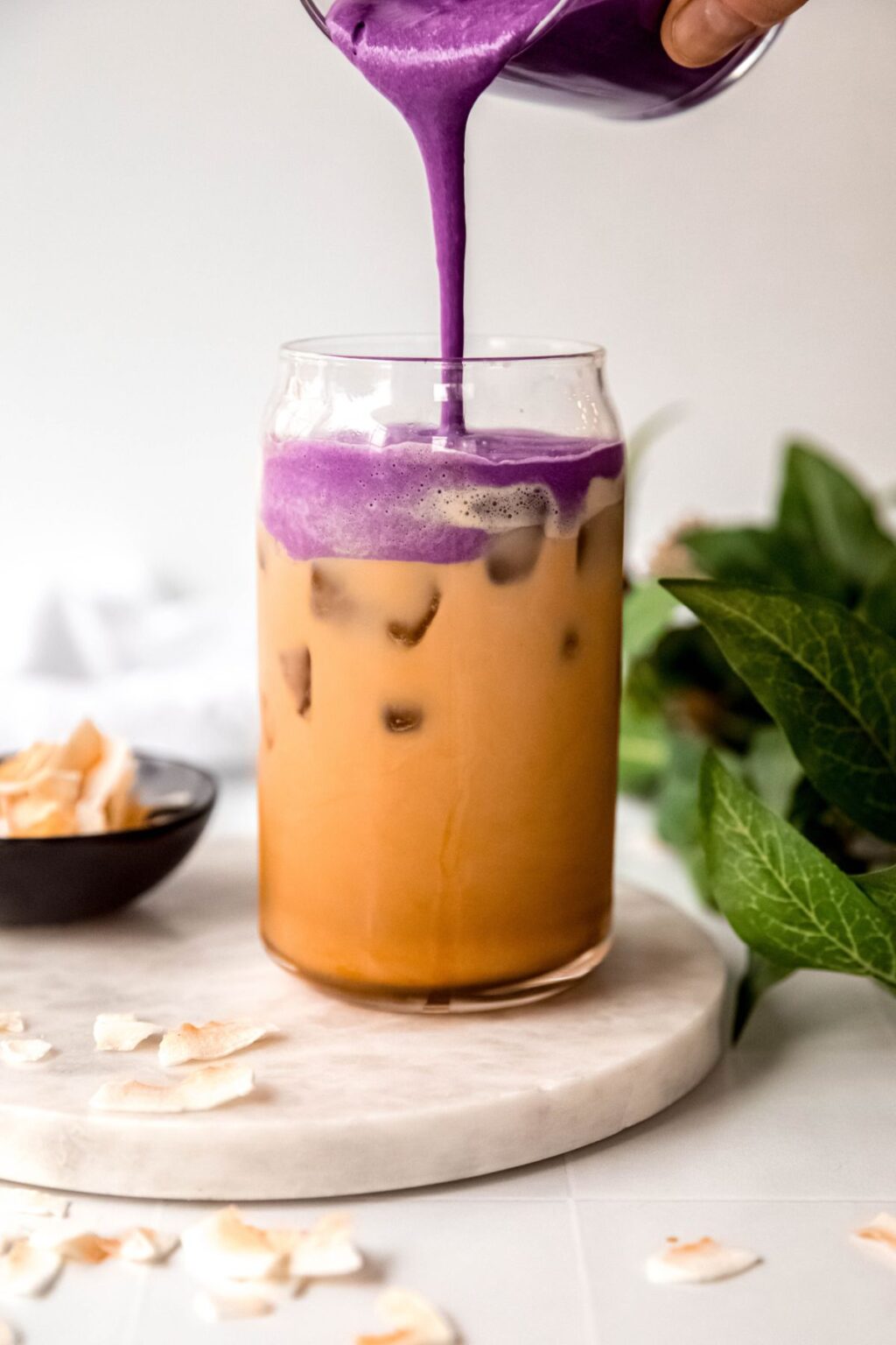 Iced Ube Coconut Cream Shaken Espresso (Starbucks Copycat ...
